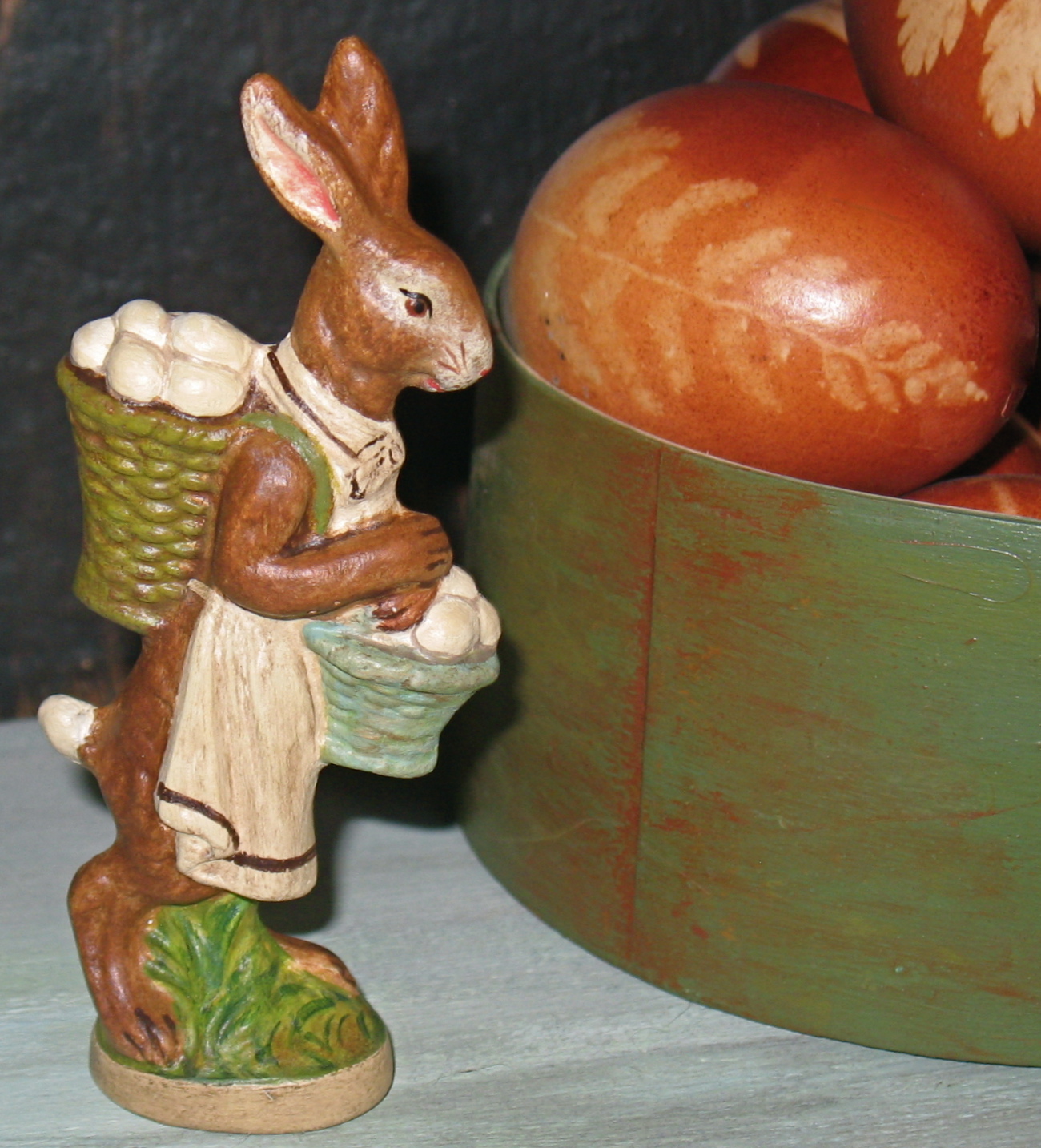 Chalkware Rabbit from an antique German chocolate mold by Bittersweet ...