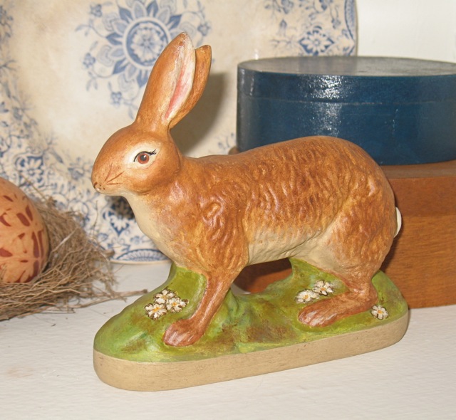 Chalkware Rabbit from an antique German chocolate mold by Bittersweet ...
