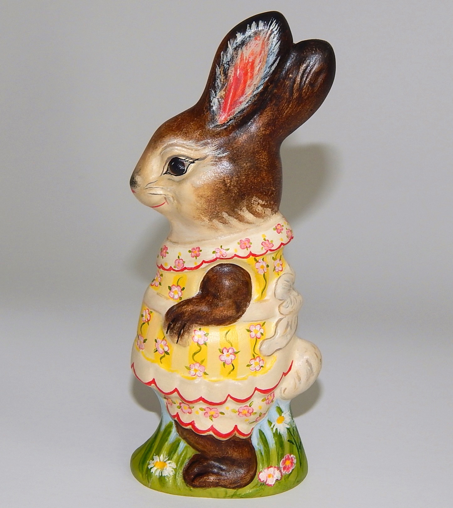 Chalkware German Bunny Rabbit from an antique chocolate mold ...